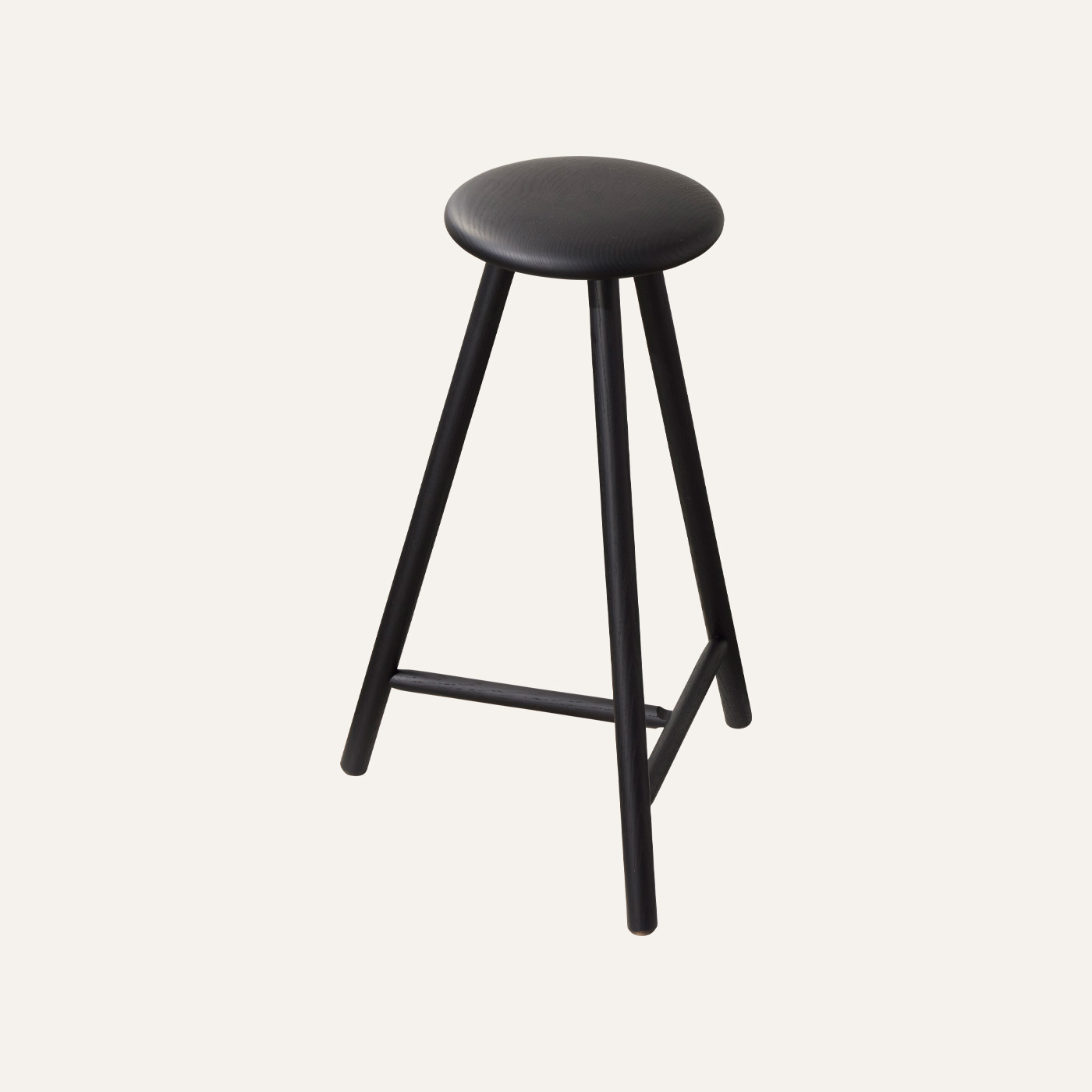 Perch black stool NIKARI / Compartment. | 撮影・展示用小道具・小物・雑貨レンタル